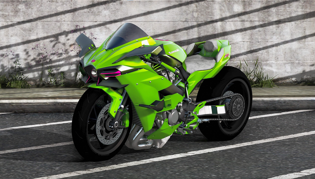 (Badged/Debadged) KAWASAKI NINJA H2R Slammed – AIO Cars FiveM