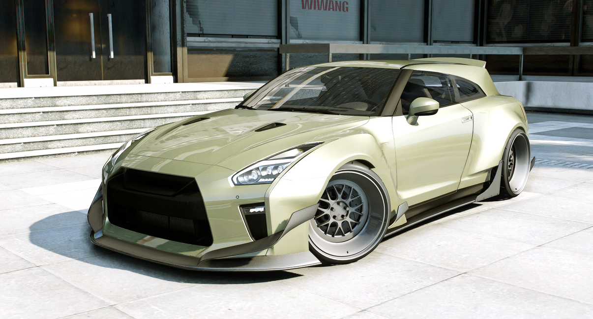 (Debadged) Nissan GTR R35 Wagon – AIO Cars FiveM