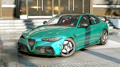(Debadged) Alfa Romeo Giulia Quadrifoglio GTAm 2023 [Concept Headlight ...