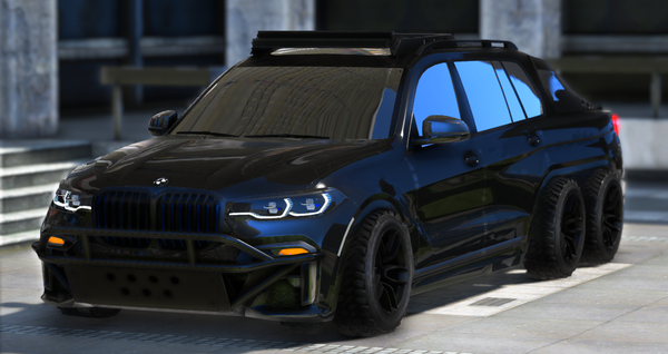 BMW X7 6x6 Black Badge Off Road (6 Seater) – AIO Cars FiveM