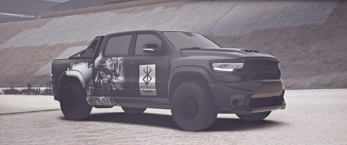 (Debadged) Dodge Ram TRX Hellram + Liveries – AIO Cars FiveM