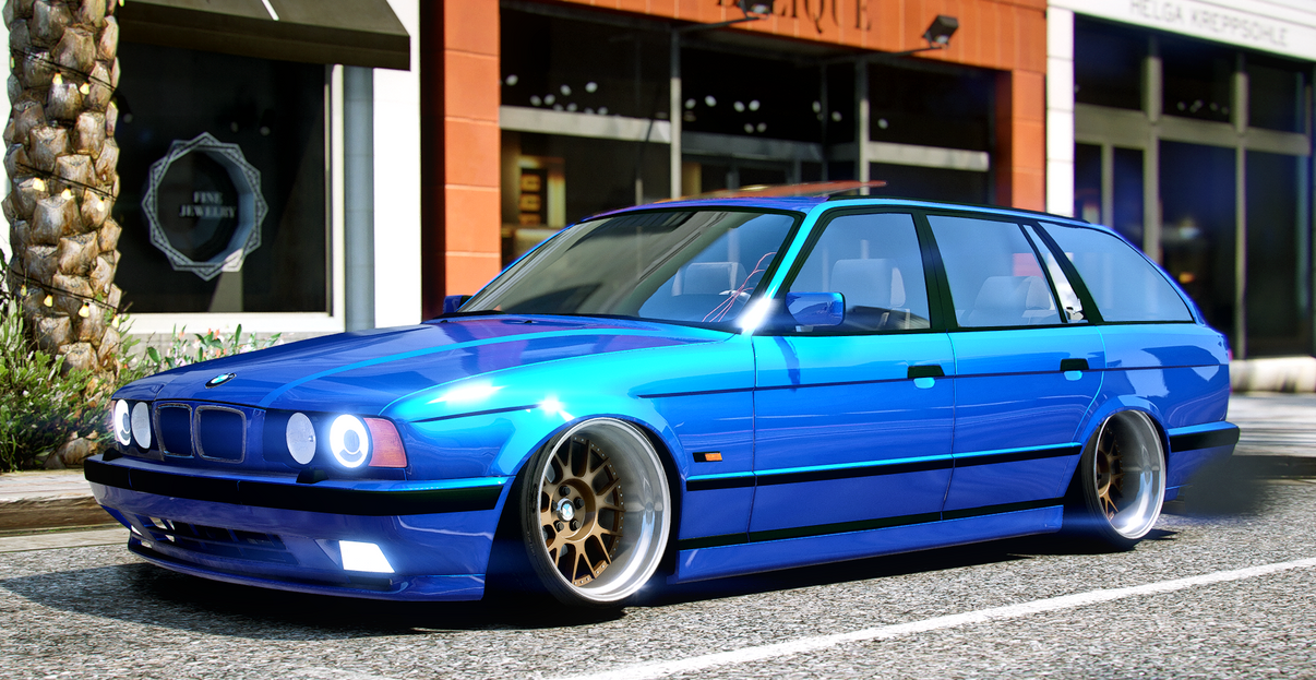 Bmw E34 OM606 Engine Swap + Sunroof + Sidepipe – AIO Cars FiveM