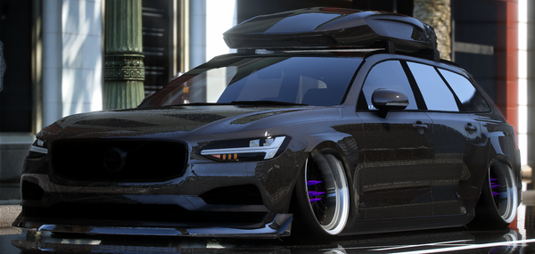 Volvo V90 Widebody Stanced 6 Seater – AIO Cars FiveM