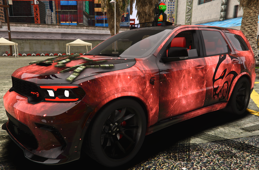 Custom Tuned Dodge Durango SRT Hellcat (With Props) – AIO Cars FiveM