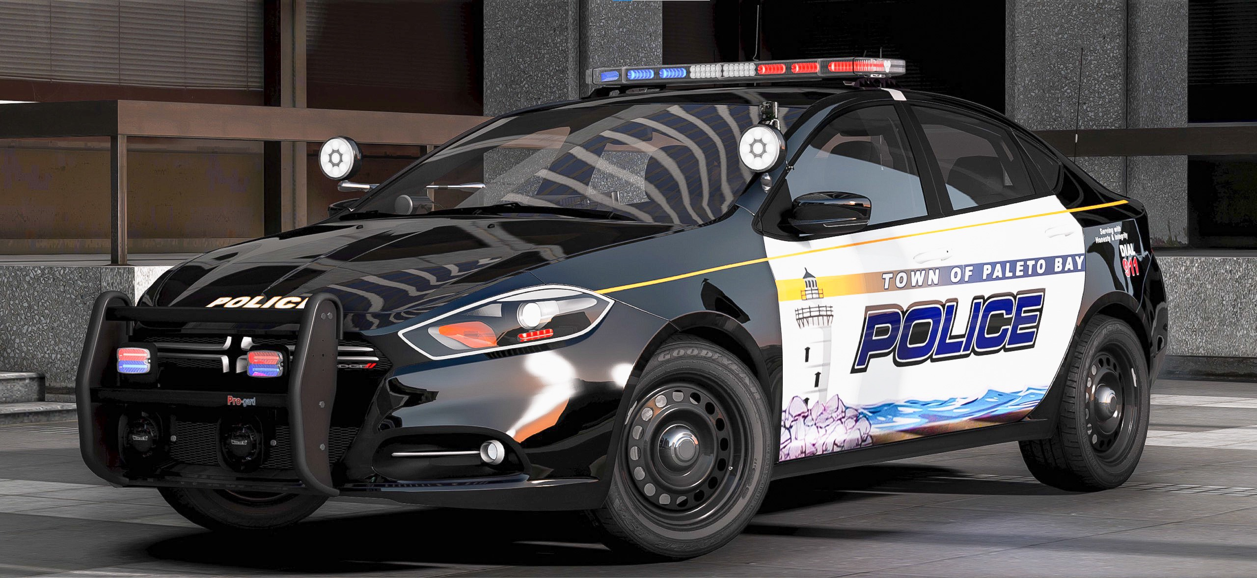 Dodge Dart Police 2018 – AIO Cars FiveM