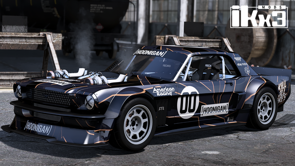 Inspired Ken Block Ford Mustang Hoonigan V2 1965 – AIO Cars FiveM