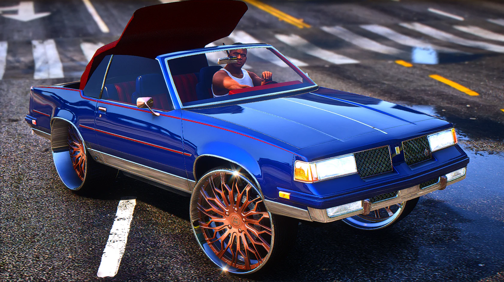Tiarra Luxury Grilles Oldsmobile Cutlass on Rucci Forged (Animated Roo ...
