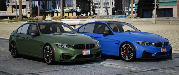 (Badged/Debadged) 2018 BMW M3 F80 LCI v1.0 – AIO Cars FiveM