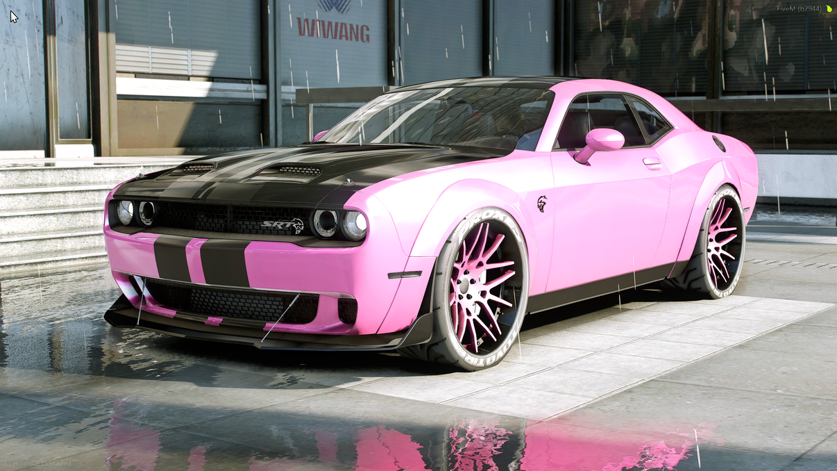 Custom Dodge Challenger Hellcat Redeye Widebody on Forgiatos – AIO Cars FiveM