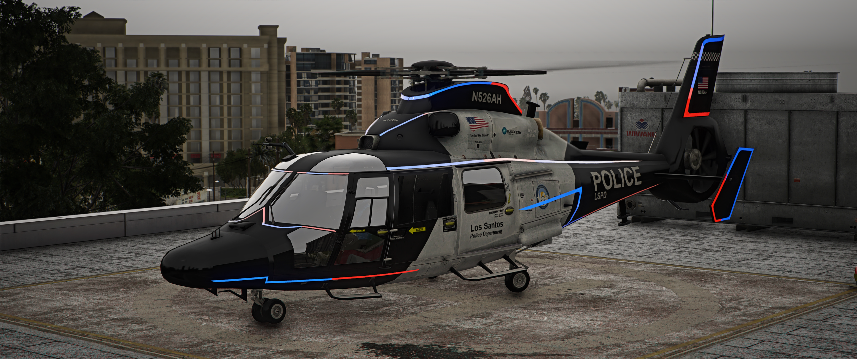 Helicopter PD150 JYZS22 Modern Lights – AIO Cars FiveM