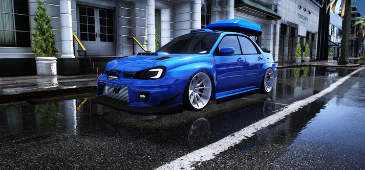 Custom Subaru WRX (5 Seater + Removeable Roof Box) – AIO Cars FiveM