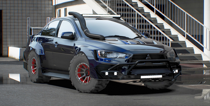 Mitsubishi Lancer Evo x I Raid Edition – AIO Cars FiveM