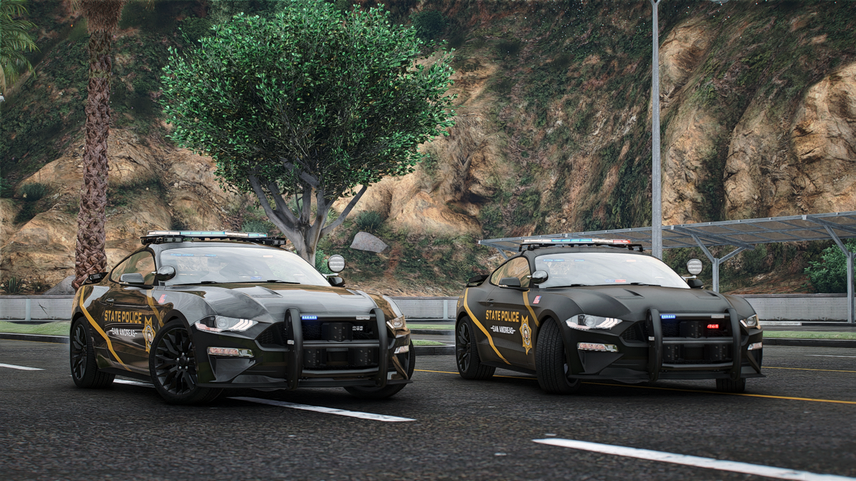 [Non ELS] 2018 Ford Mustang Police Pack – AIO Cars FiveM