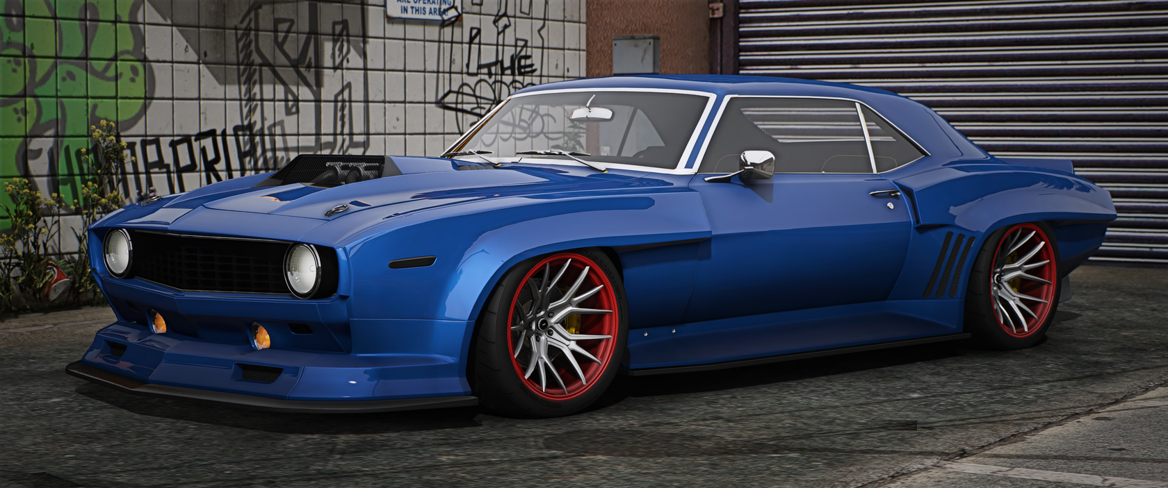 (Debadged) 1969 Chevrolet Camaro SS – AIO Cars FiveM