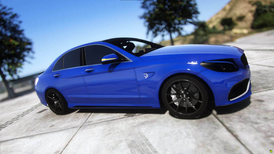 Sideshow Mercedes Benz Hellcat Swapped C63 Slider – AIO Cars FiveM