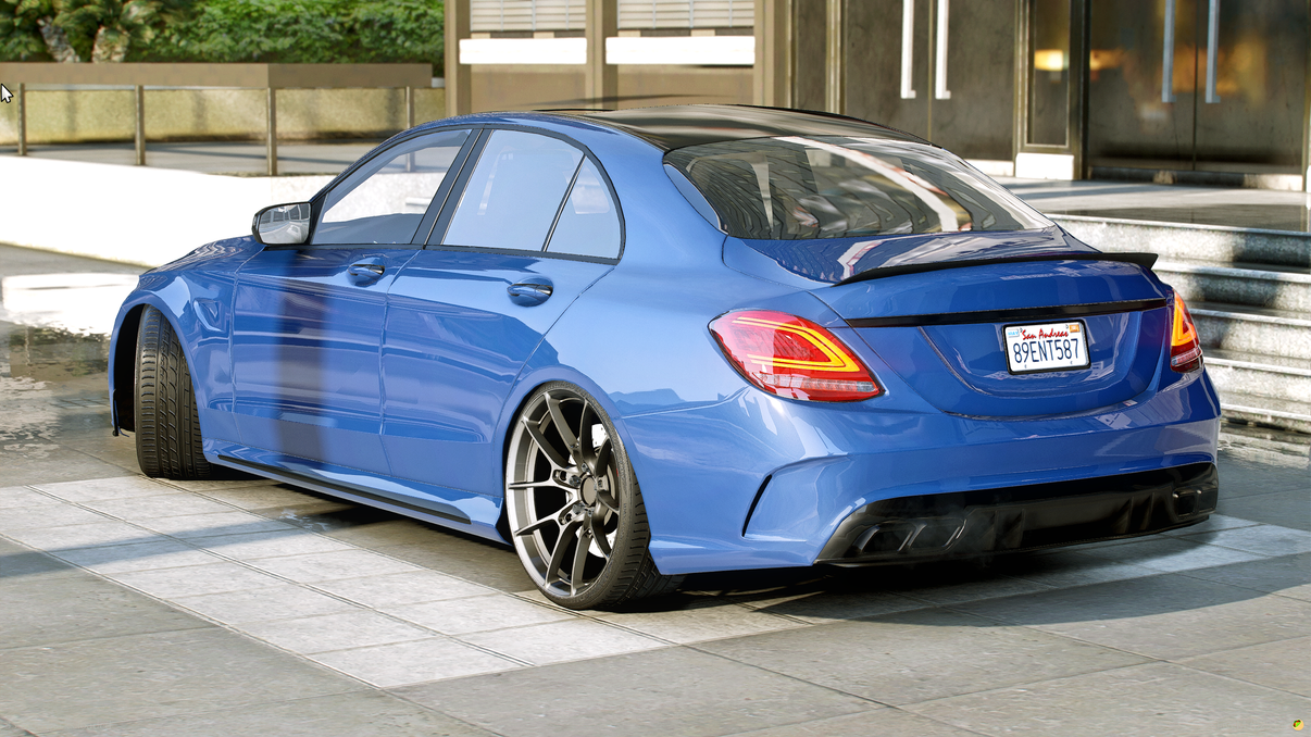 (Debadged) Mercedes C63s AMG + Brabus 600 2019 (Pack) – AIO Cars FiveM