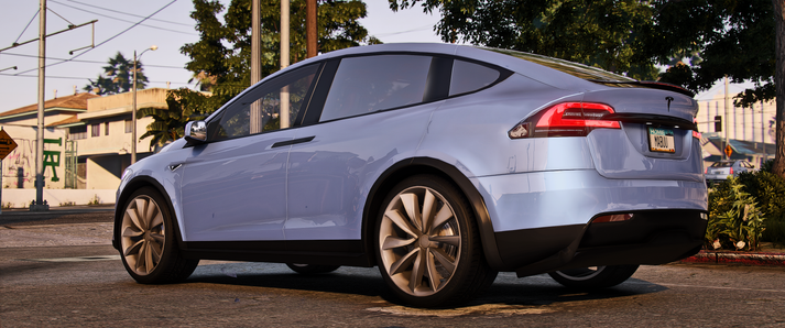 (Badged/Debadged) 2024 Tesla Model X Plaid v2.0 – AIO Cars FiveM