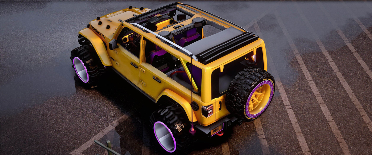 Jeep Wrangler Rubicon Camper – AIO Cars FiveM