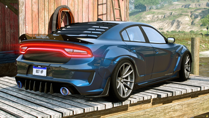 (Debadged) Dodge Charger Rex – AIO Cars FiveM
