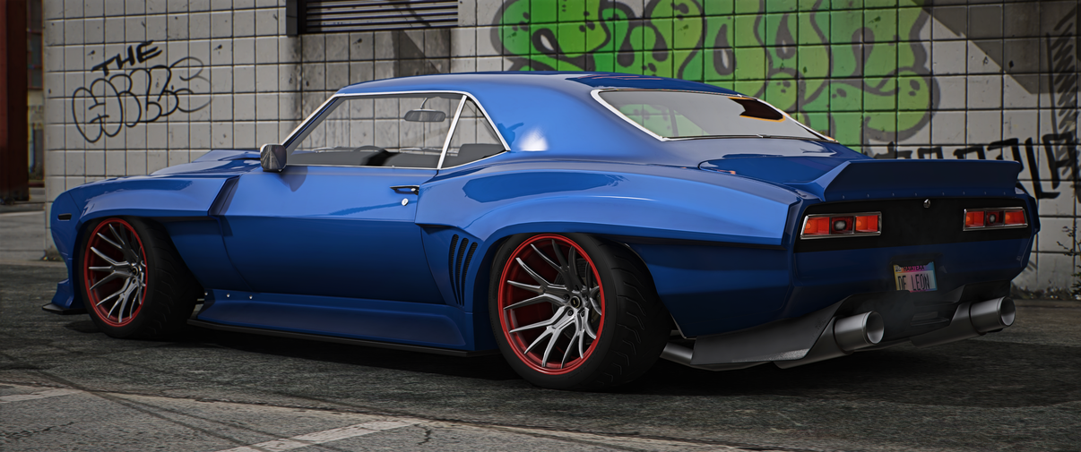 (Debadged) 1969 Chevrolet Camaro SS – AIO Cars FiveM