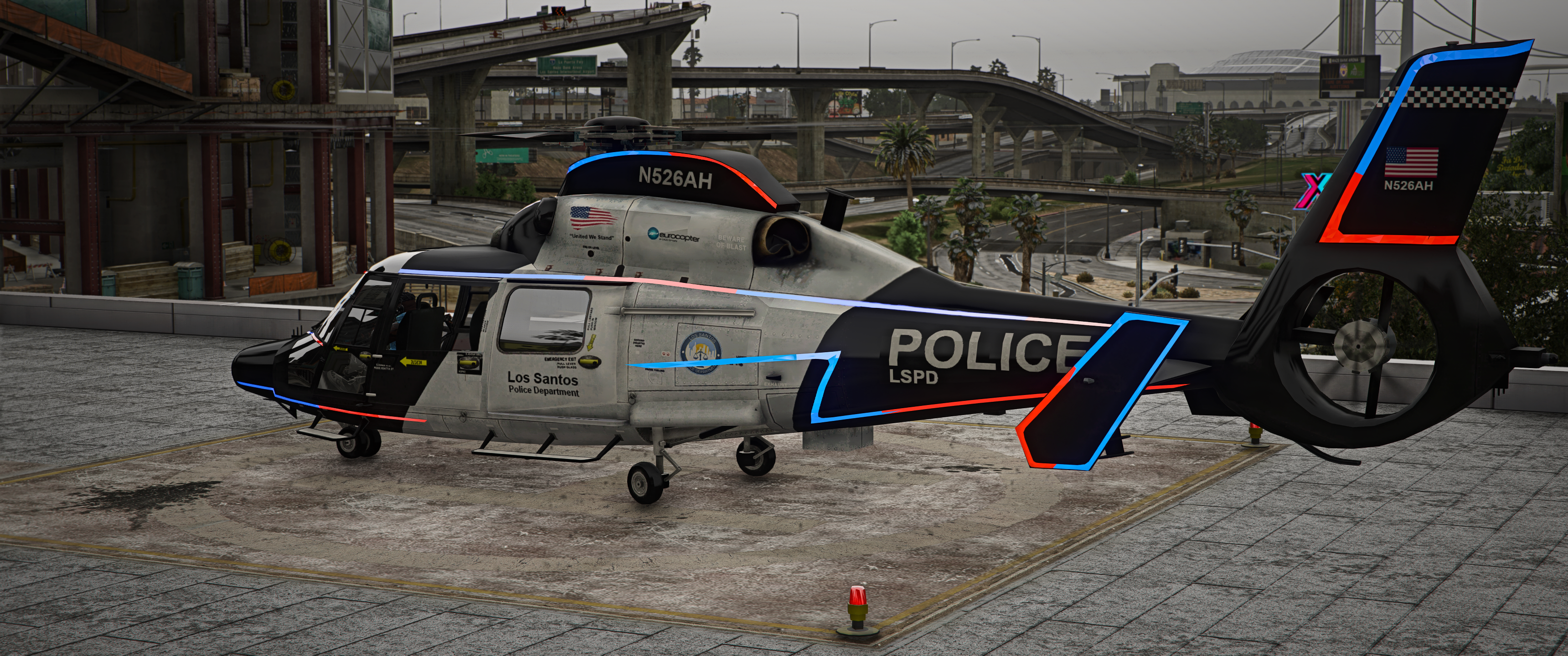 Helicopter PD150 JYZS22 Modern Lights – AIO Cars FiveM