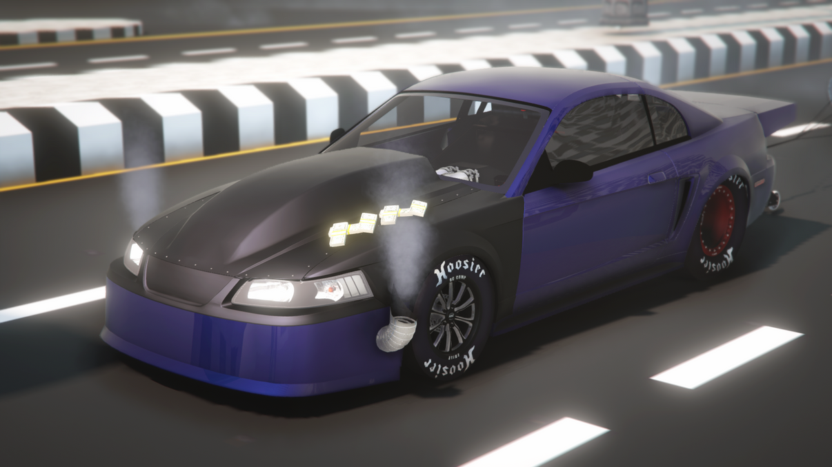 (Debadged) Ford Mustang Cobra Twin Turbo Drag – AIO Cars FiveM