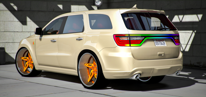 (Debadged) Dodge Durango RGB Lights – AIO Cars FiveM