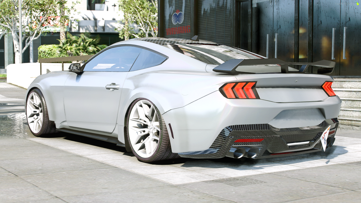 (Debadged) 2024 Ford Mustang Dark Horse – AIO Cars FiveM