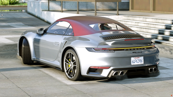 Porsche 911 Turbo S Cabriolet (Removable Roof)` – AIO Cars FiveM