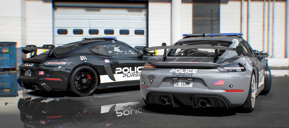 [Non ELS] Porsche 718 Cayman GT4 RS Police – AIO Cars FiveM