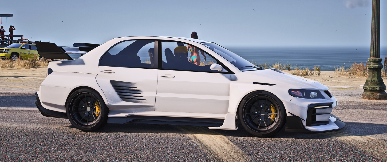 (Debadged) Mitsubishi Evo Lution Sunrise – AIO Cars FiveM