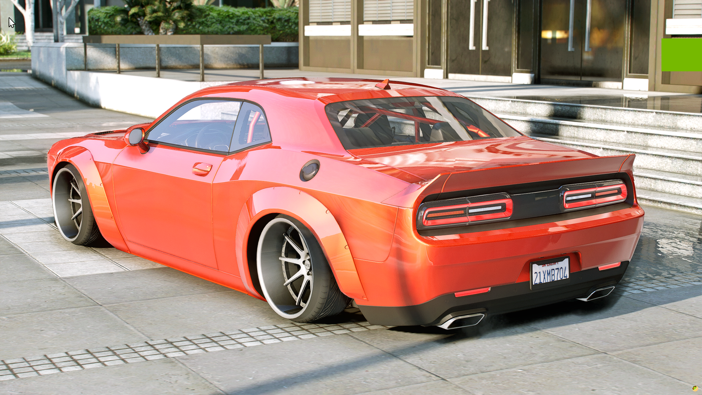 (Debadged) Dodge Challenger WideBody Hellcat – AIO Cars FiveM
