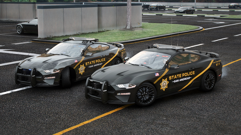 [Non ELS] 2018 Ford Mustang Police Pack – AIO Cars FiveM