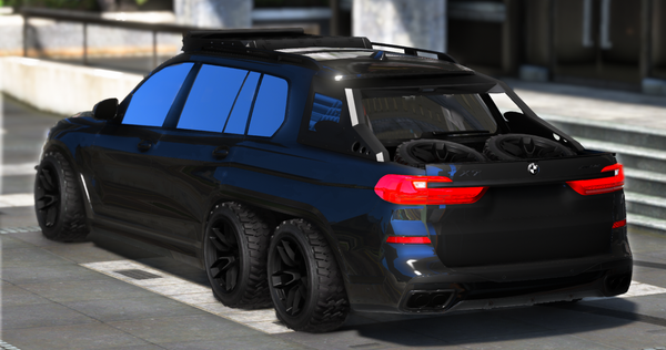BMW X7 6x6 Black Badge Off Road (6 Seater) – AIO Cars FiveM