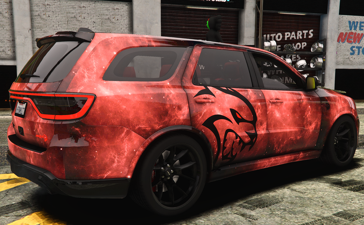 Custom Tuned Dodge Durango SRT Hellcat (With Props) – AIO Cars FiveM