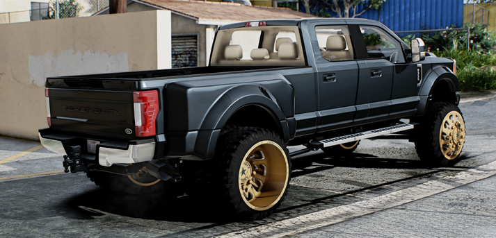 Tooted 2018 Ford F450 Dually V2 – AIO Cars FiveM
