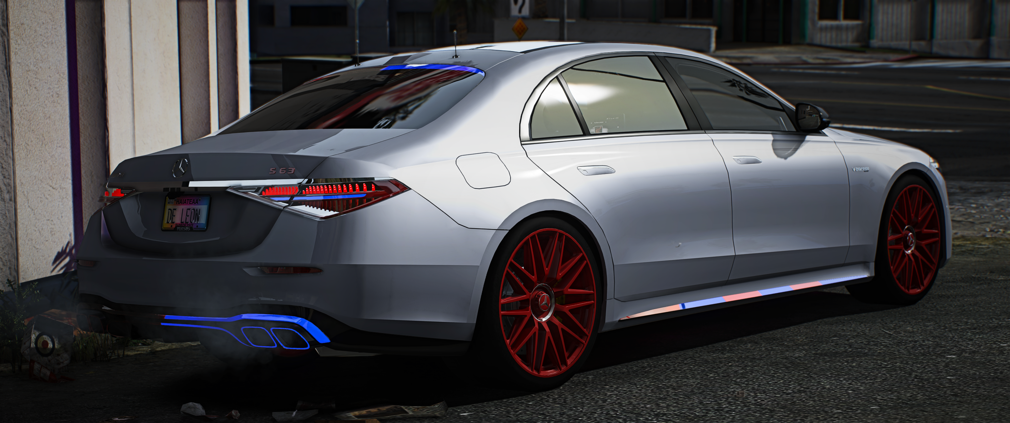 2023 Mercedes S63 AMG E Performance Police Modern Lights – AIO Cars FiveM