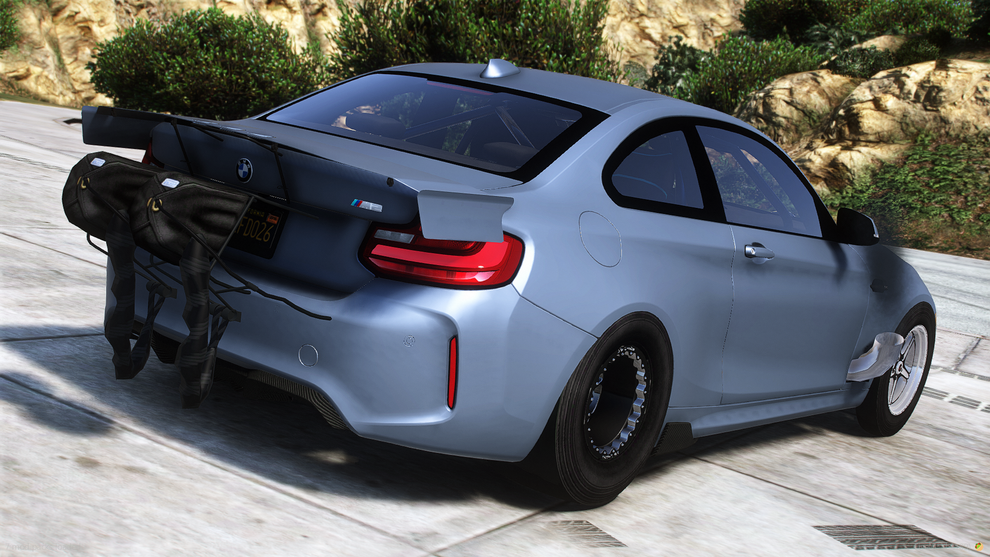 Big Turbo LS Swapped Drag BMW M2 On Slicks – AIO Cars FiveM