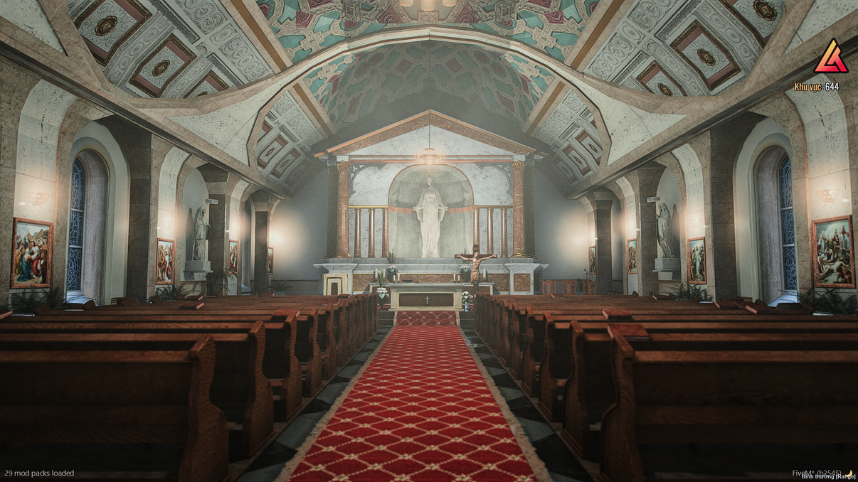 [MLO] Open Interior CHURCH – AIO Cars FiveM