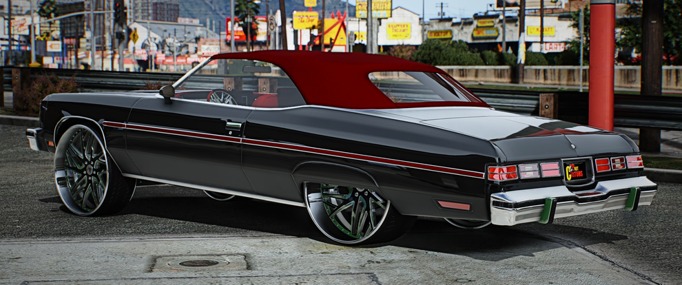 Drop Top 1975 Chevrolet Caprice Classic Convertible GF Wheels – AIO ...