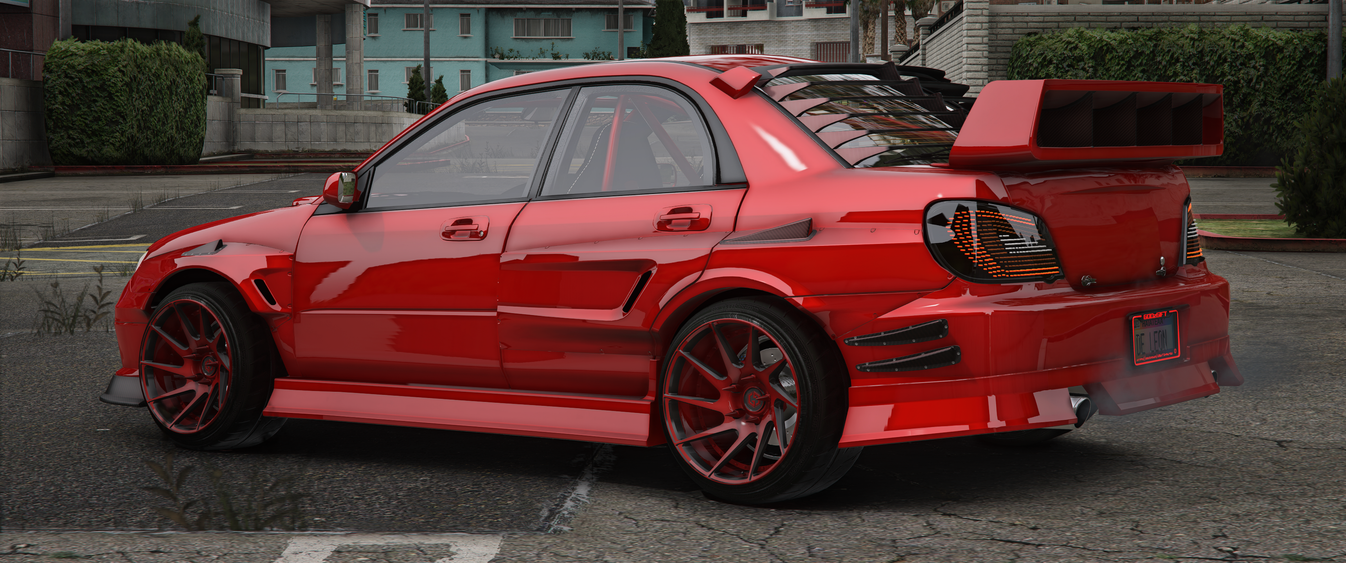 (Debadged) SUBARU WIDEBODY STANCED WRZ – AIO Cars FiveM