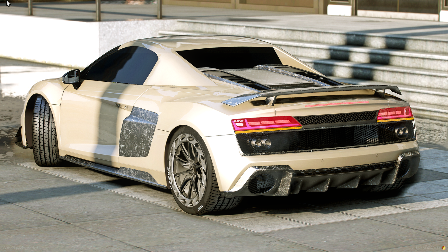 (Debadged) Audi R8 Mansory Stage 2 – AIO Cars FiveM