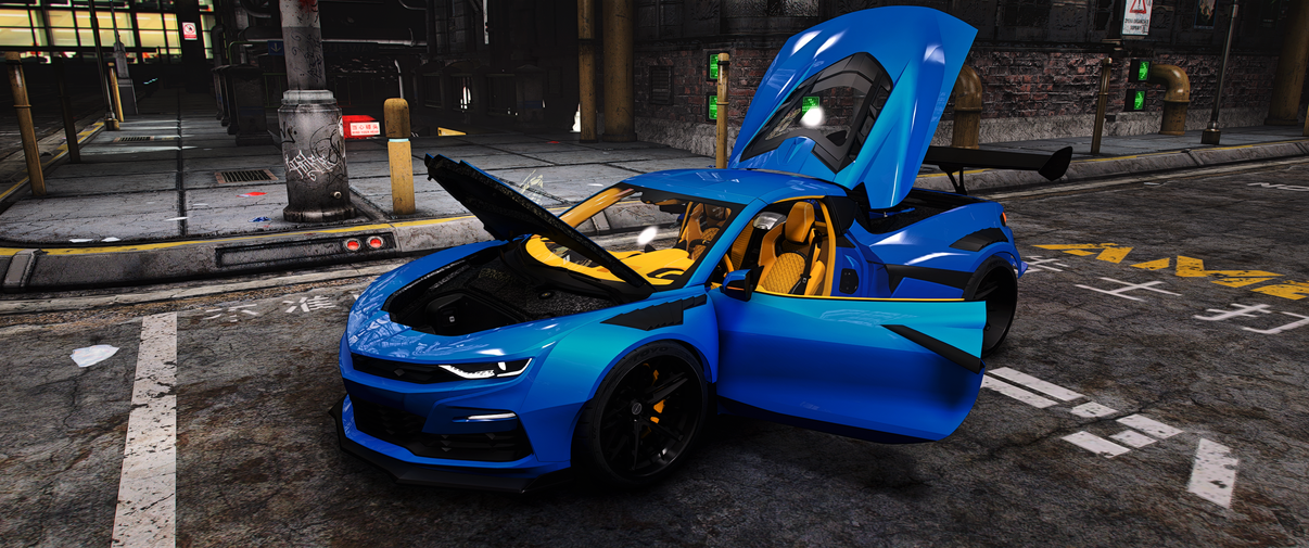 2024 Chevrolet Mid Engine Widebody Camaro – AIO Cars FiveM