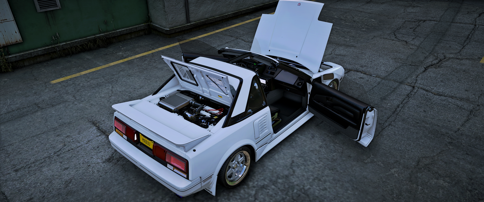 Toyota MR2 1989 Animated Audio Player – AIO Cars FiveM