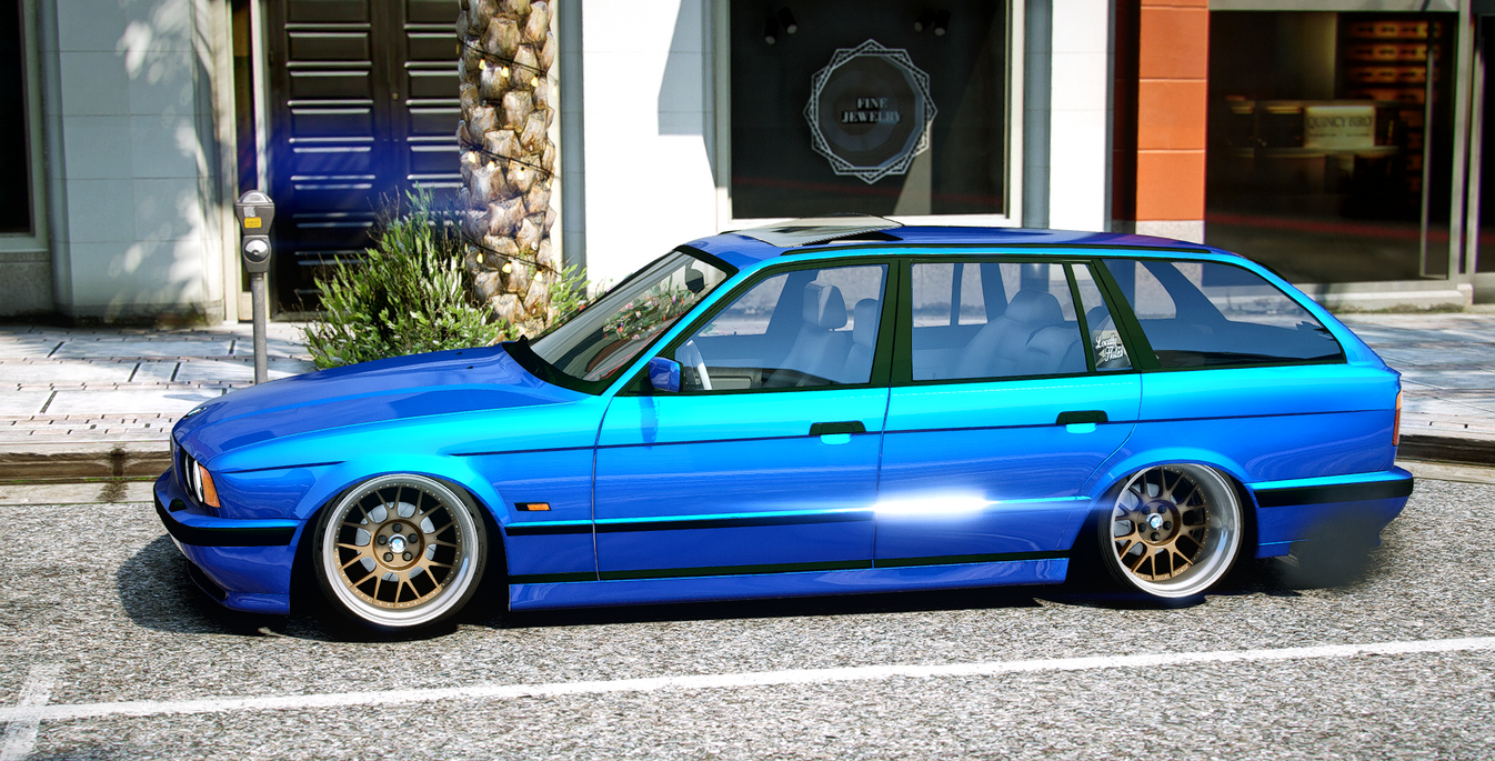 Bmw E34 OM606 Engine Swap + Sunroof + Sidepipe – AIO Cars FiveM