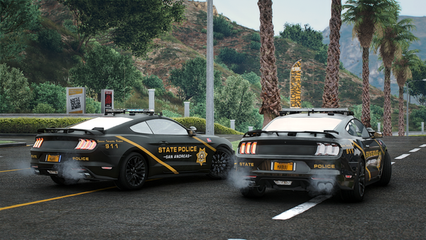 [Non ELS] 2018 Ford Mustang Police Pack – AIO Cars FiveM