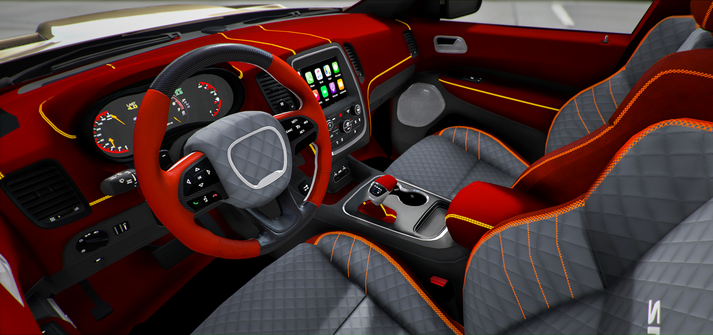 (Debadged) Dodge Durango RGB Lights – AIO Cars FiveM