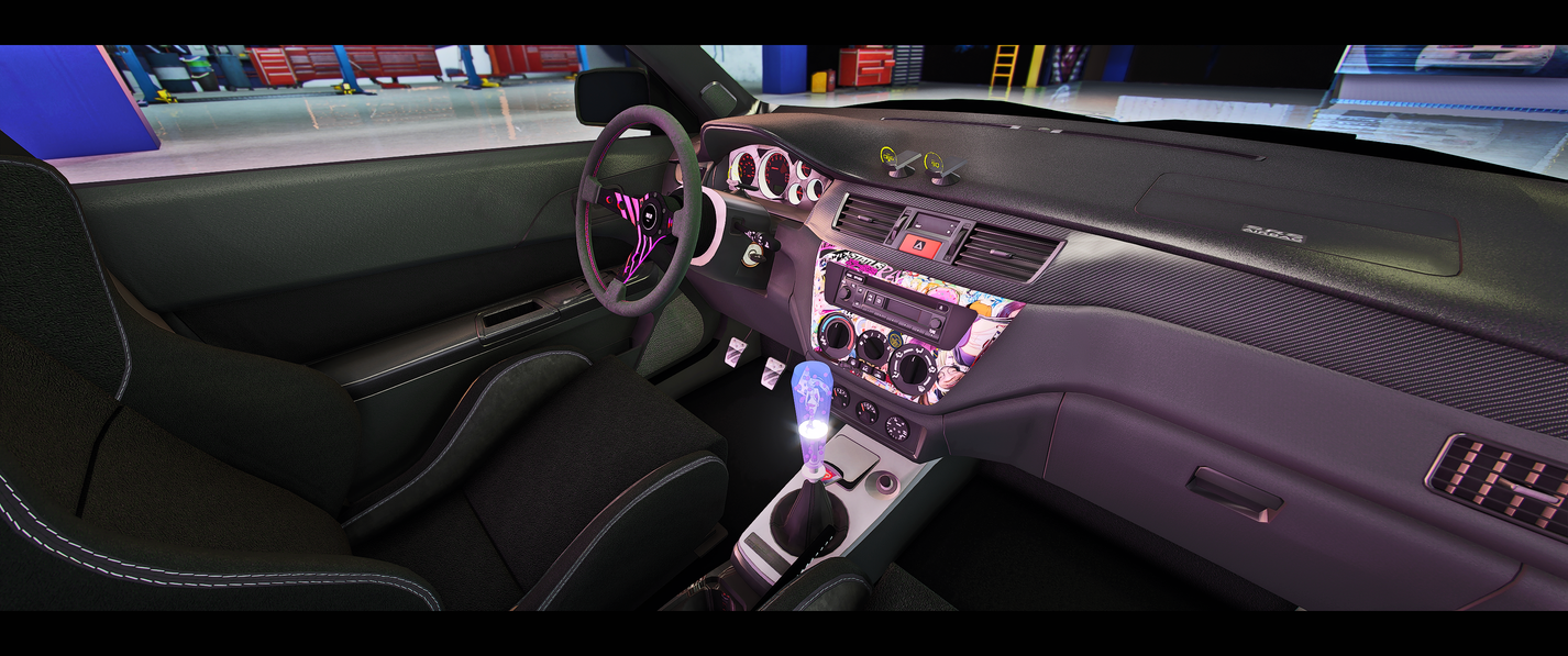 (Debadged) Mitsubishi Evo Abflug – AIO Cars FiveM