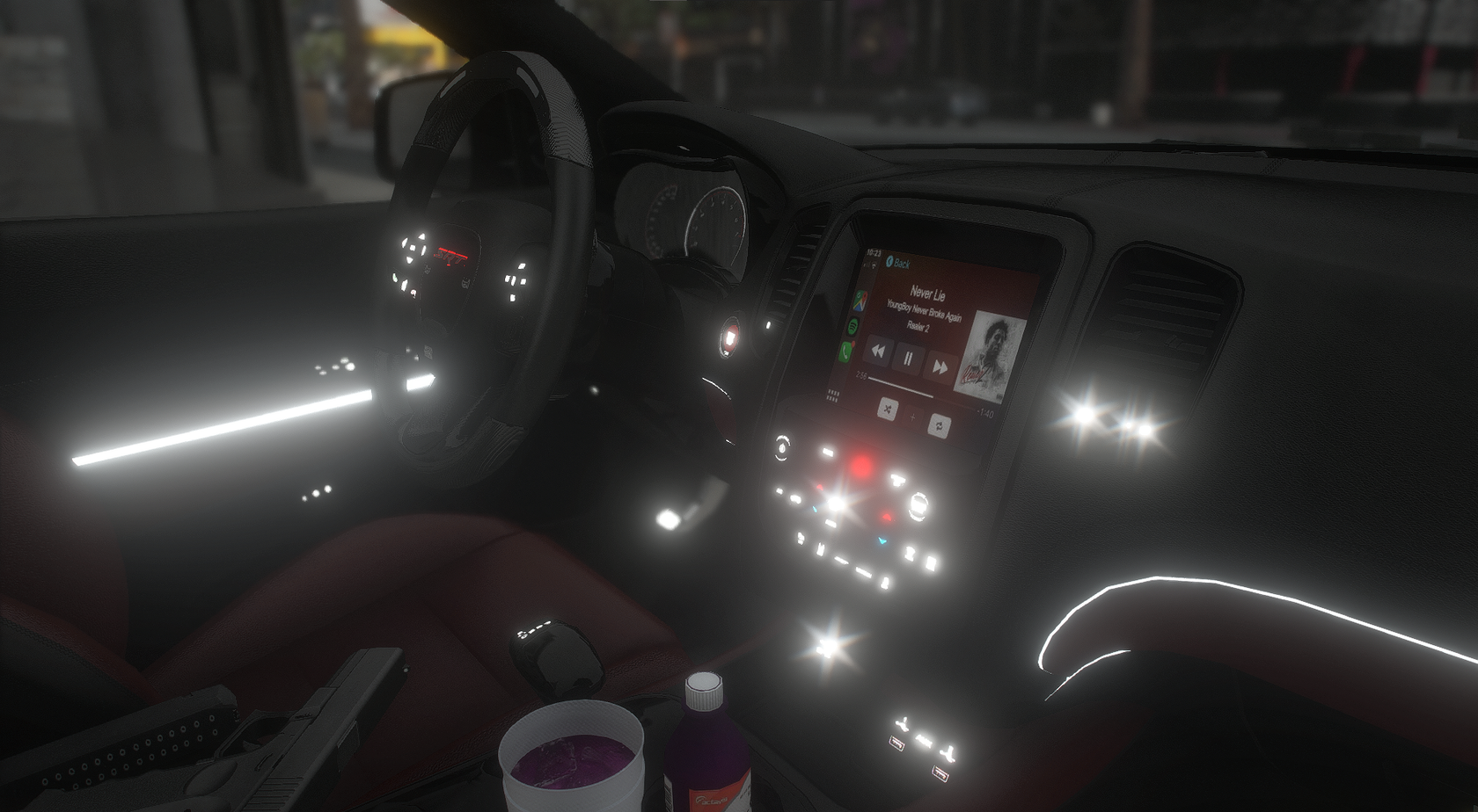 Custom Tuned Dodge Durango SRT Hellcat (With Props) – AIO Cars FiveM
