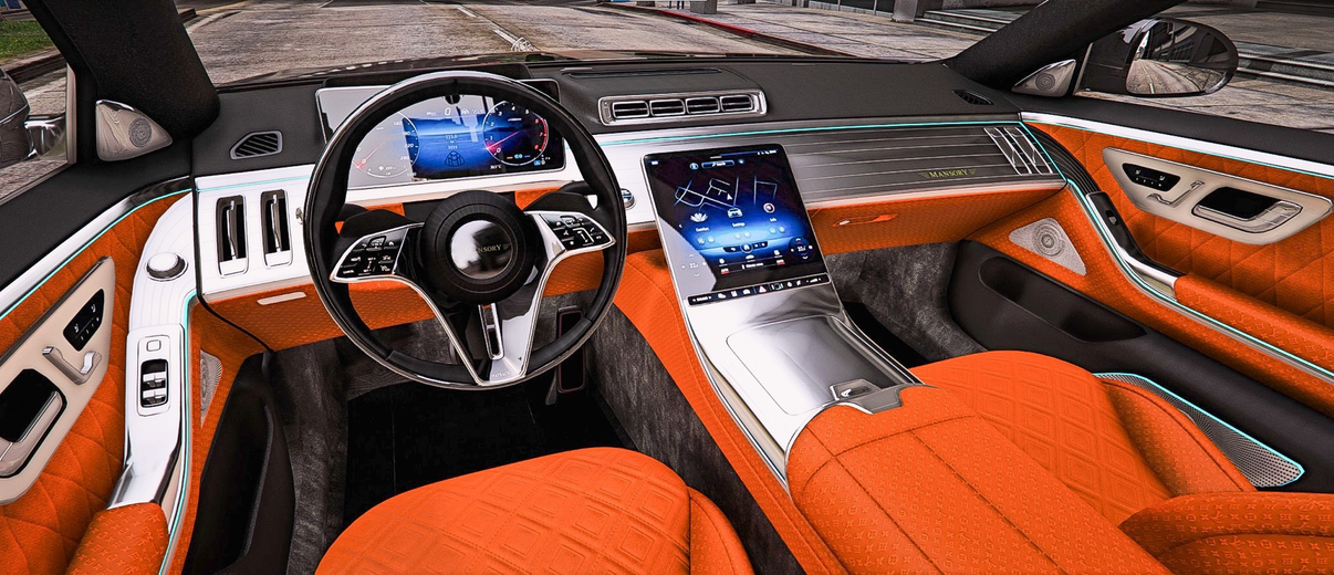 Mercedes S580 Maybach Mansory LV Interior – AIO Cars FiveM